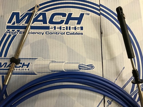 JOHNSON EVINRUDE CONTROL CABLE UFLEX MACH14 SHIFT THROTTLE CABLE 20FT ...