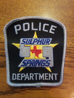 Sulphur Springs Texas Police Department Patch Dept | eBay