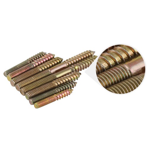 M6 M8 Thread Hanger Bolt Double Headed Bolt Self-Tapping Screws for ...