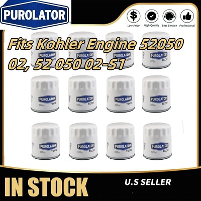 12PK Oil Filter Fits Kohler Engine 5205002, 52 050 02-S1 | eBay