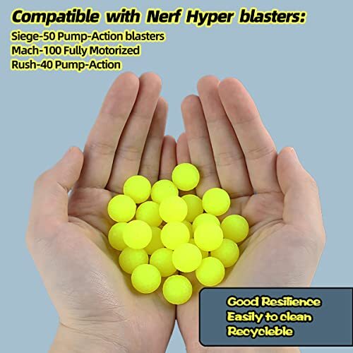 400 Rounds Refill Balls Ammo for Nerf Hyper Blaster Series, Stock Up ...