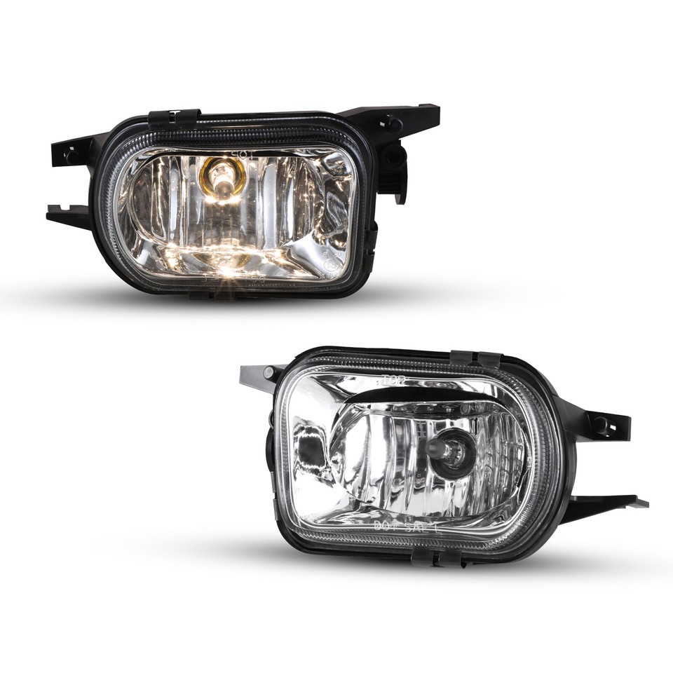 For 02-07 Mercedes Benz W203 C-Class Fog Lights Assembly Bumper Lamps ...
