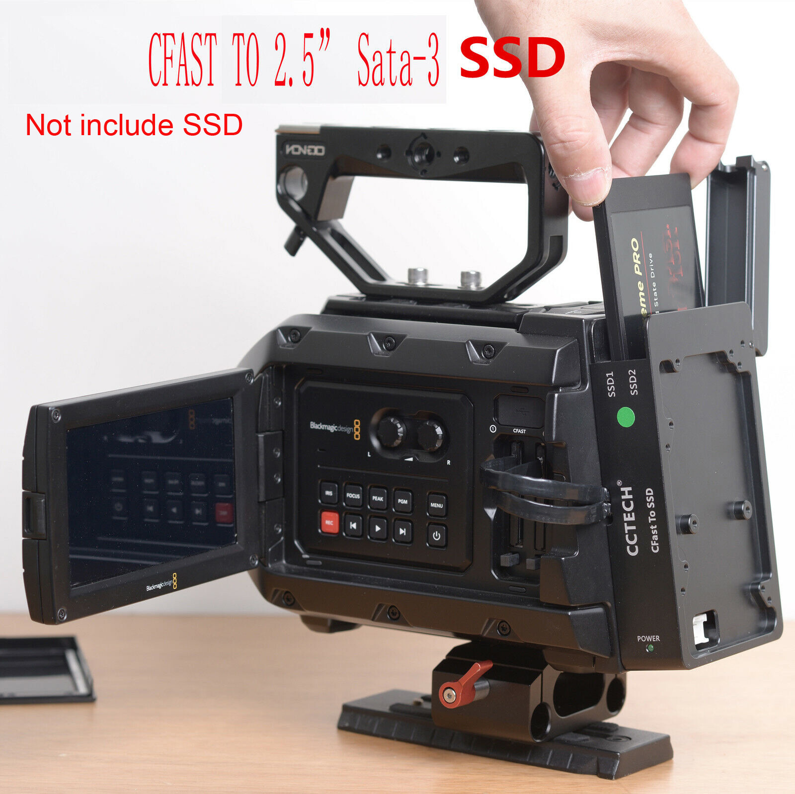 Blackmagic BMD URSA MINI 4K 4.6K CFAST To 2.5" Sata3 4T SSD Recorder | eBay