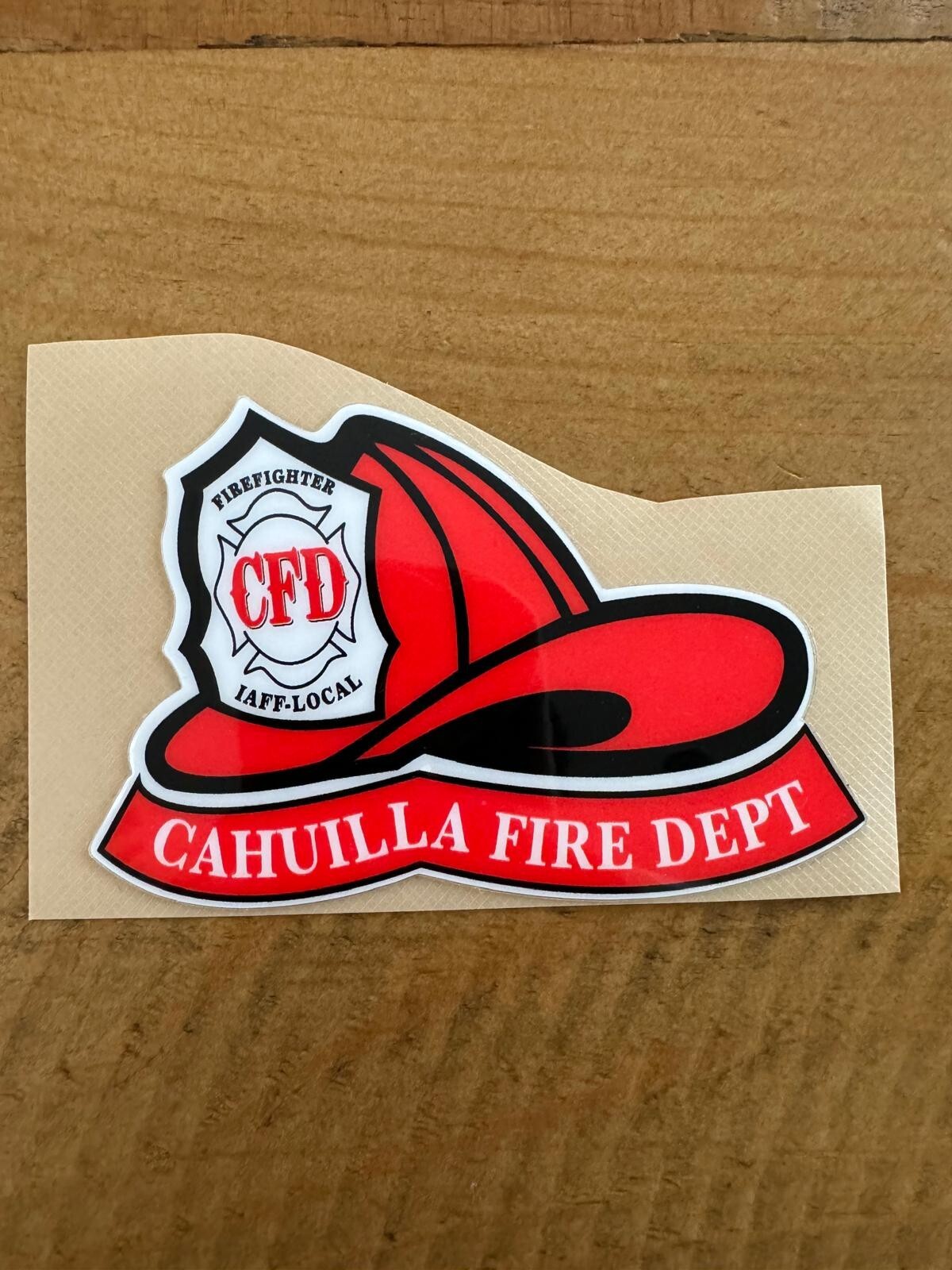 CAHUILLA COUNTY FIRE DEPARTMENT STICKERS HIGH QUALITY UV LAMINATE ...