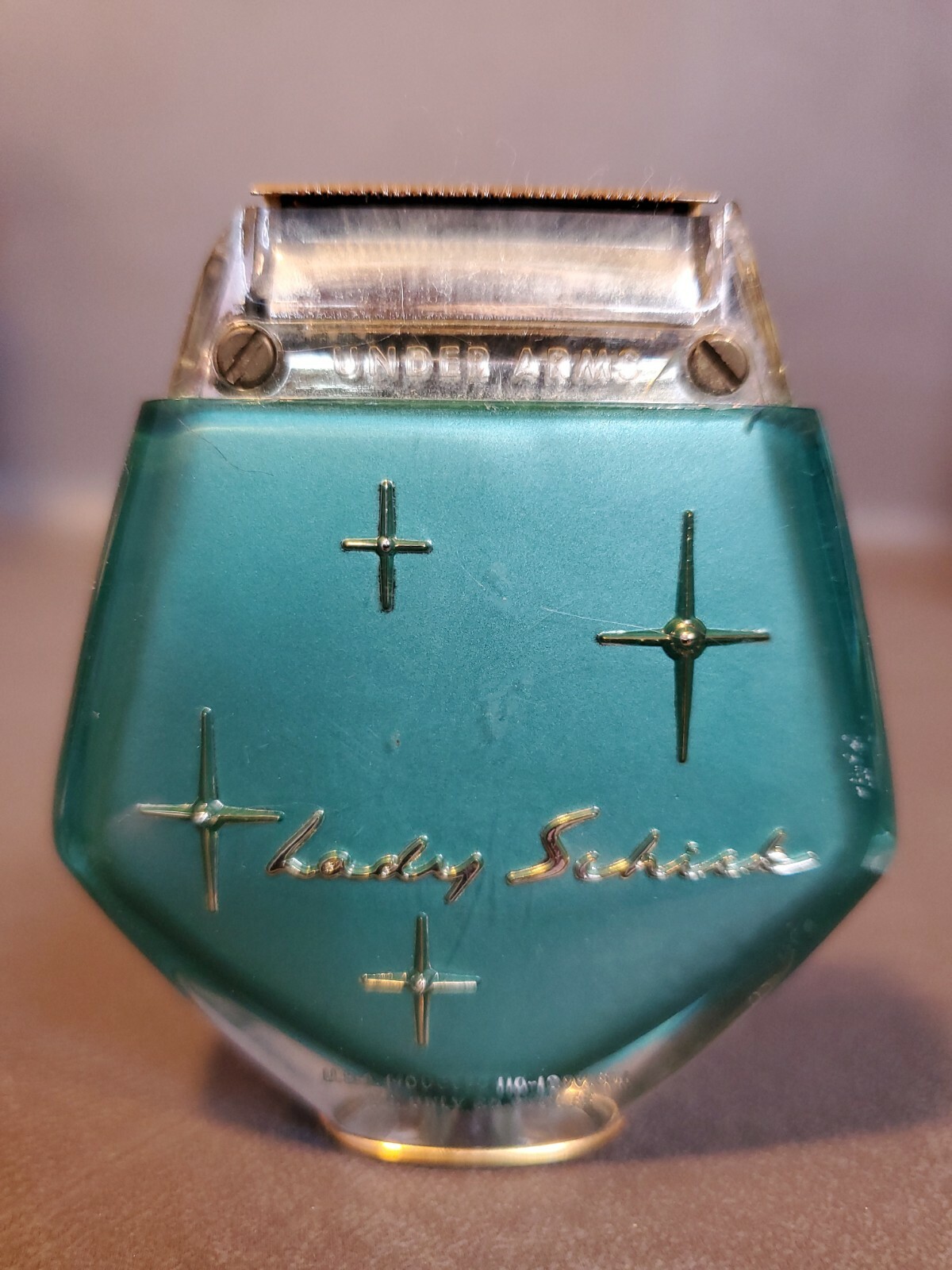 Lady Schick Electric Razor Shaver - Mid-Century Modern Starburst Teal ...