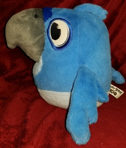 Angry Birds Rio Blue Parrot Macaw Plush 7" Rovio Game Kids Stuffed ...