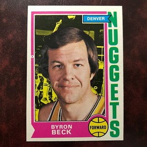 1974-75 Topps ABA Set BYRON BECK #264 DENVER NUGGETS - NR-MINT *HIGH ...