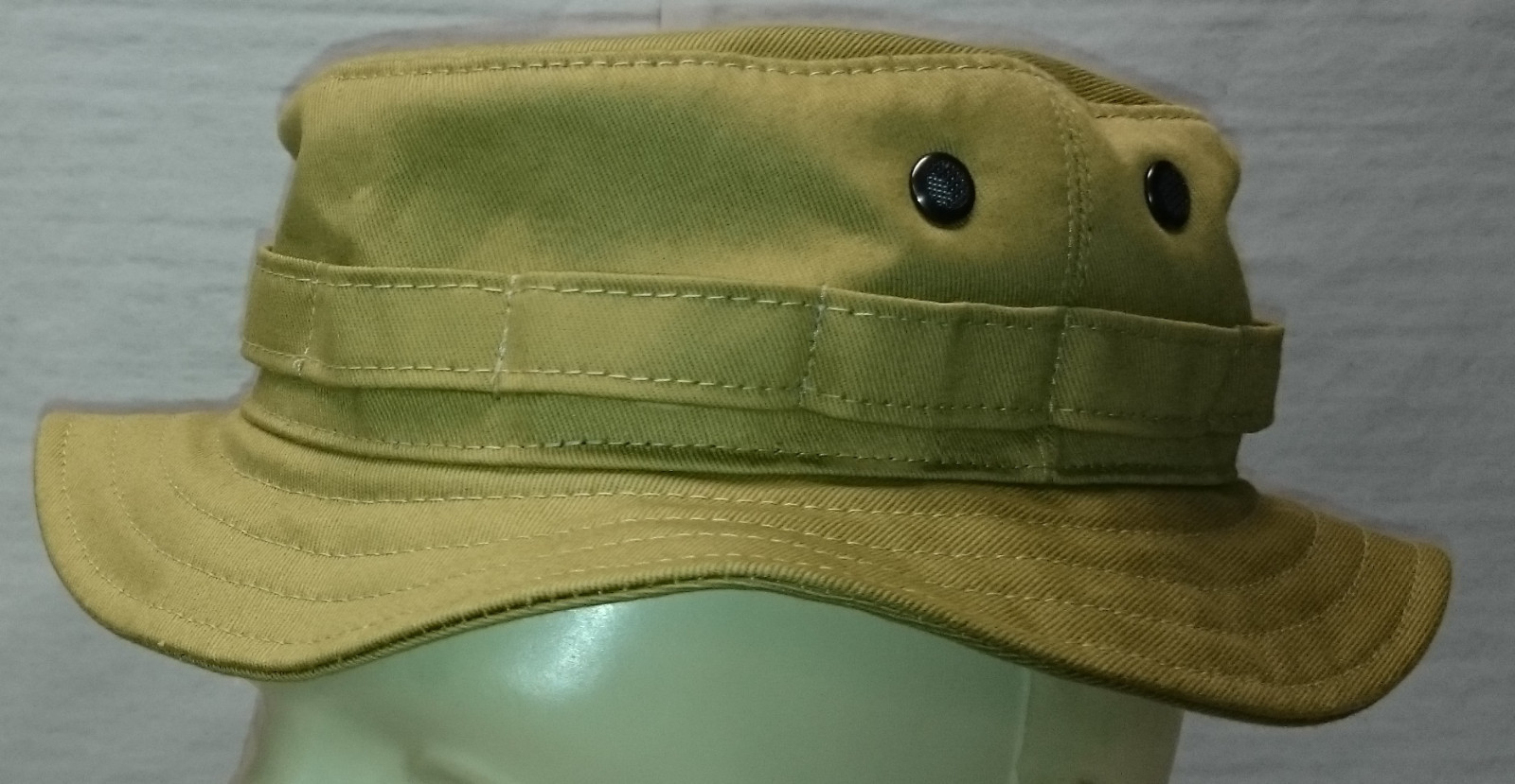 RECCE Hat Boonie sand - khaki / light brown cotton fabric - Made in ...