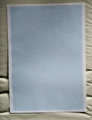 Graph Paper (New pack 20 A3 sheets 1mm graph paper - one sided) | eBay UK