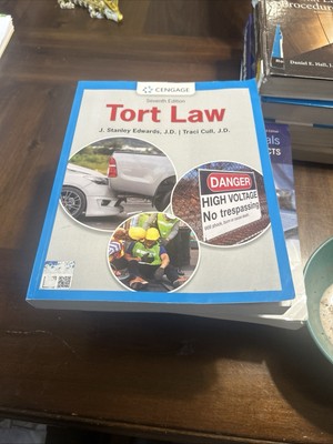 Tort Law - Paperback By Edwards, J Stanley | eBay