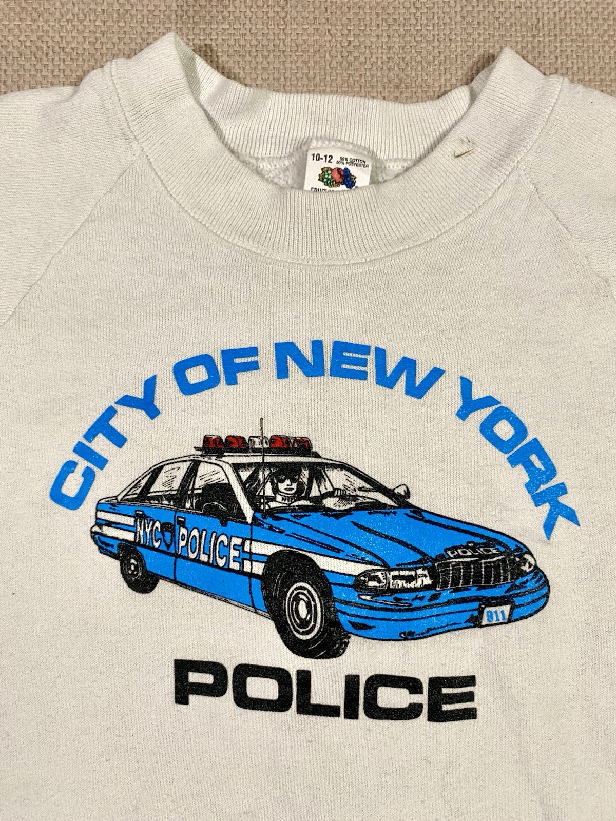 Vintage 60s 70s New York City NYC Cops Cop Car Kids … - Gem