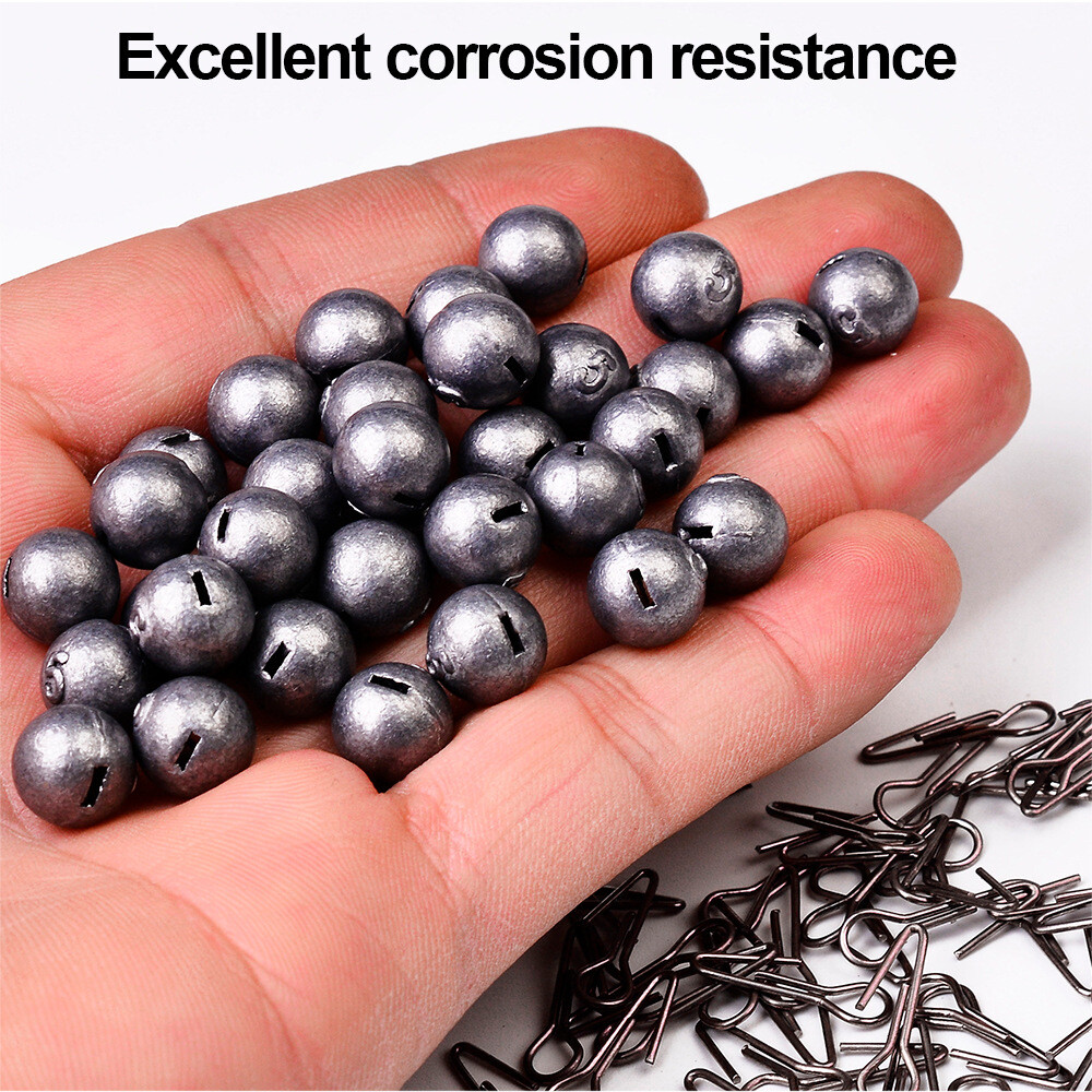 Ball Fishing Weights Sinkers with Snaps Cheburashka Cheb Jig Head DIY ...