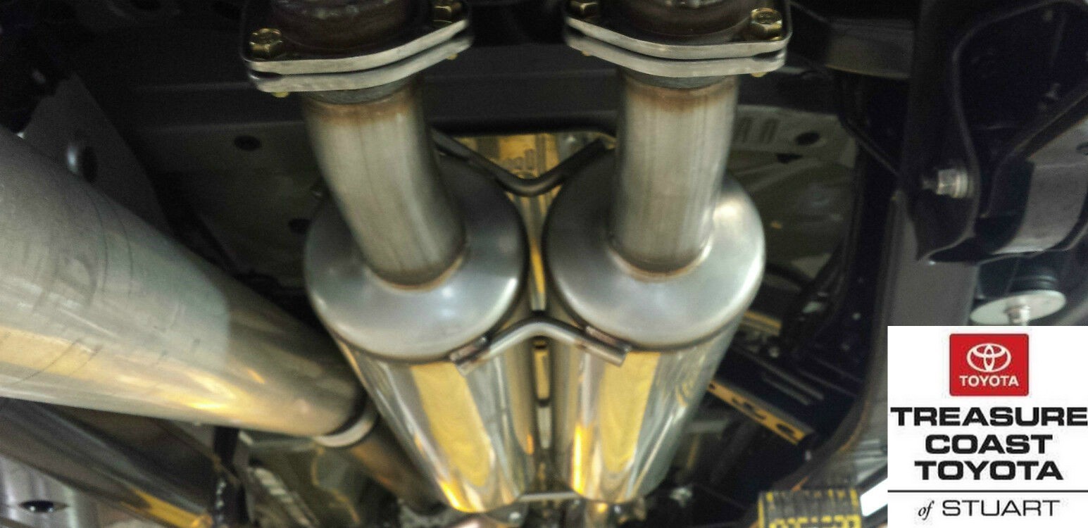 NEW OEM TOYOTA TUNDRA TRD PERFOMANCE DUAL EXHAUST SYSTEM & TRD TAILPIPE ...