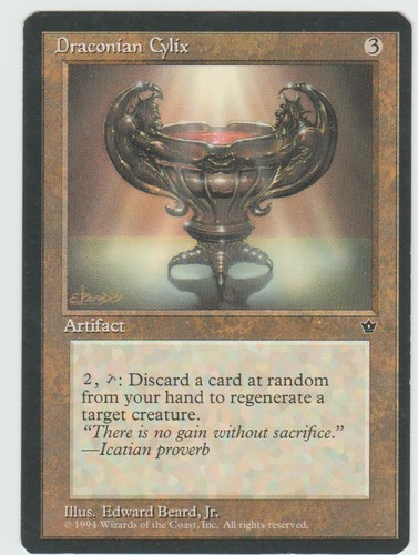 Draconian Cylix MTG Magic The Gathering Fallen Empires | eBay