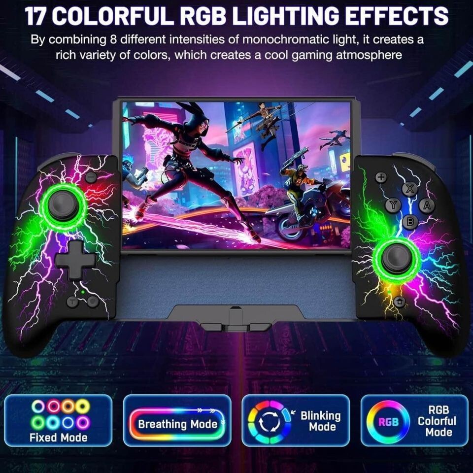 JC200 Switch Controller - Hall Effect One-Piece Wireless Switch Joypad ...