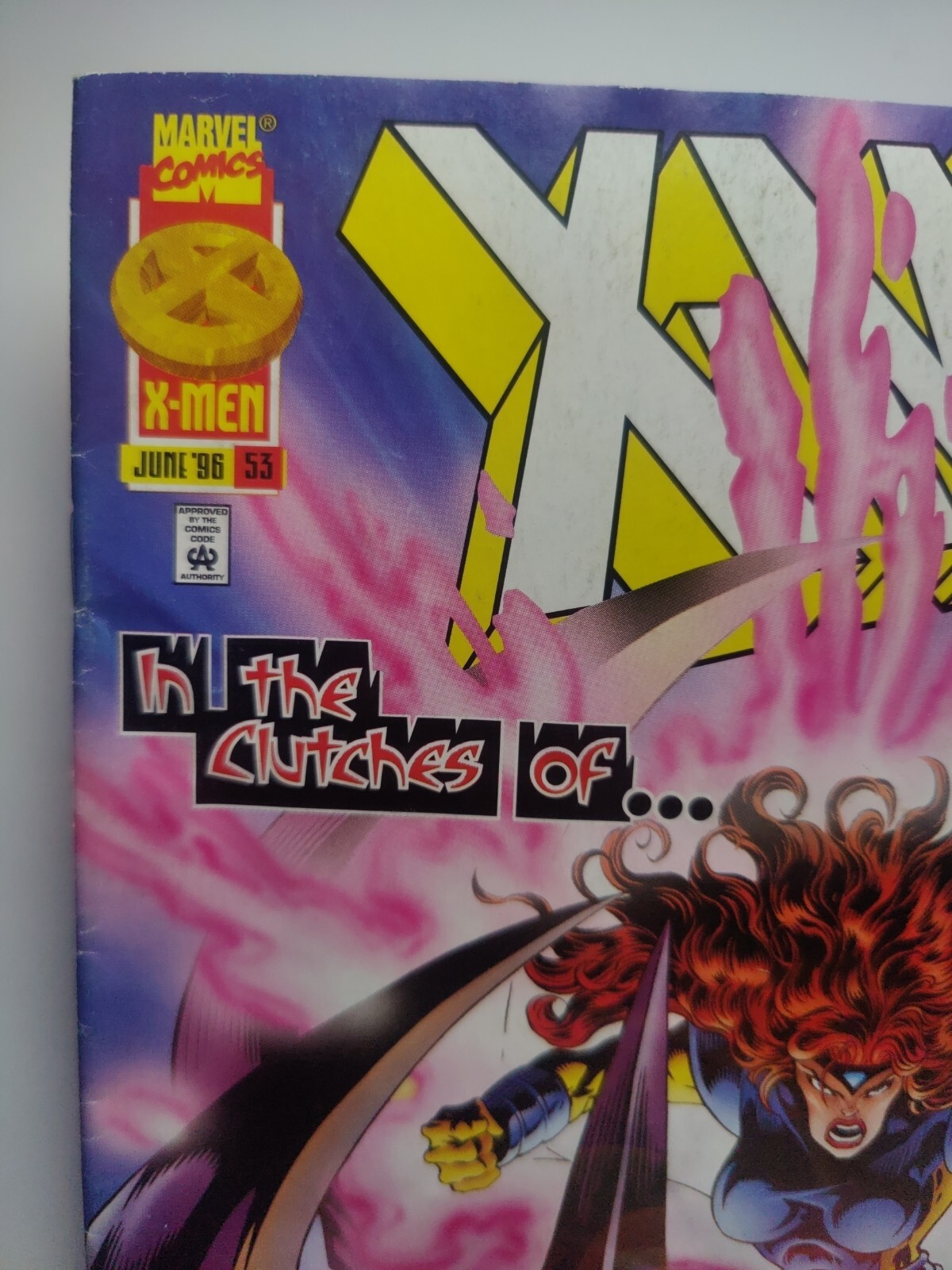 X-Men #53, FN-, 1st Full Appearance of Onslaught, Marvel 1991 newstand ...