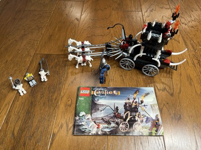 Lego Castle Skeletons' Prison Carriage 7092 - 100% Complete w/ Manual ...