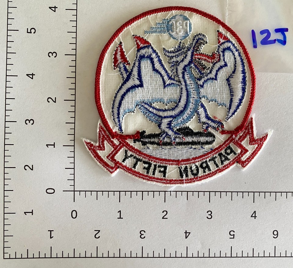 Patron Fifty 50 P3C Patch Anti Submarine Blue Dragon US Navy USN ...