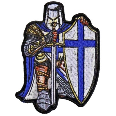 Blue Knight Police Officer Large Embroidered Back Patch 8.9" x 12" | eBay