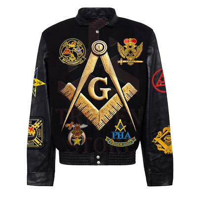 Custom Masonic Bomber Jacket - Prince Hall, York Rite, Scottish Rite ...