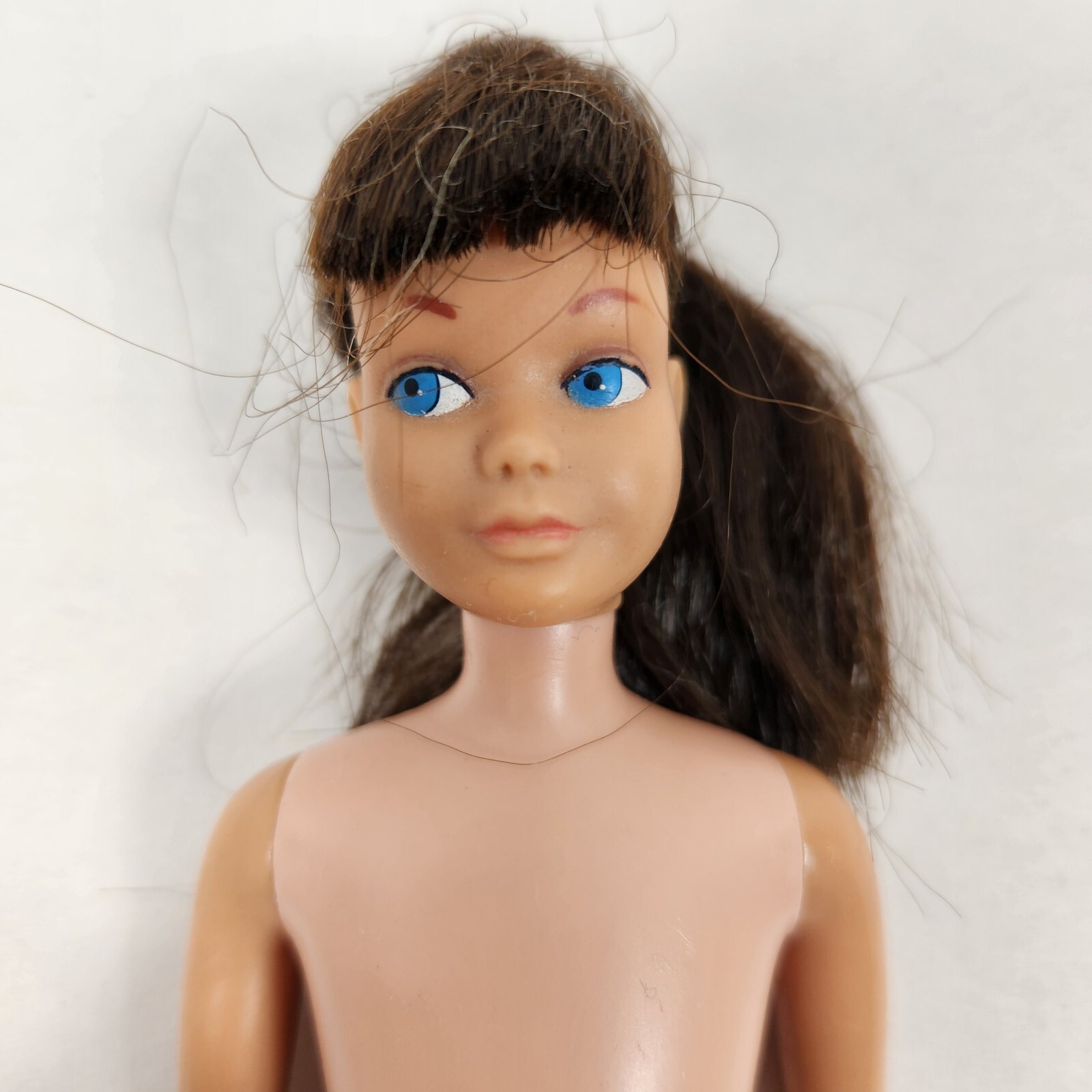 Vintage 1963 Mattel Skipper Barbie Doll Brunette Flat-footed Bendable ...