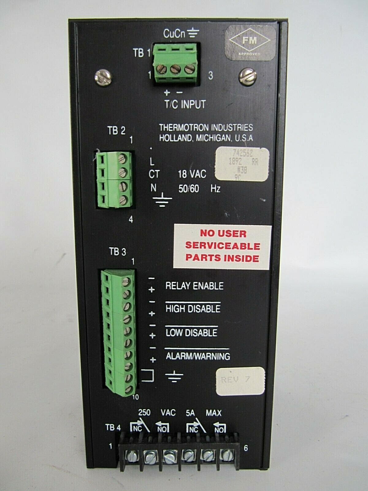 Thermotron Therm-alarm Temperature Controller 742562 for sale online | eBay
