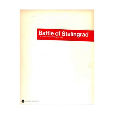 SPI Wargame Battle of Stalingrad (Flat White Box) Tray Fair | eBay