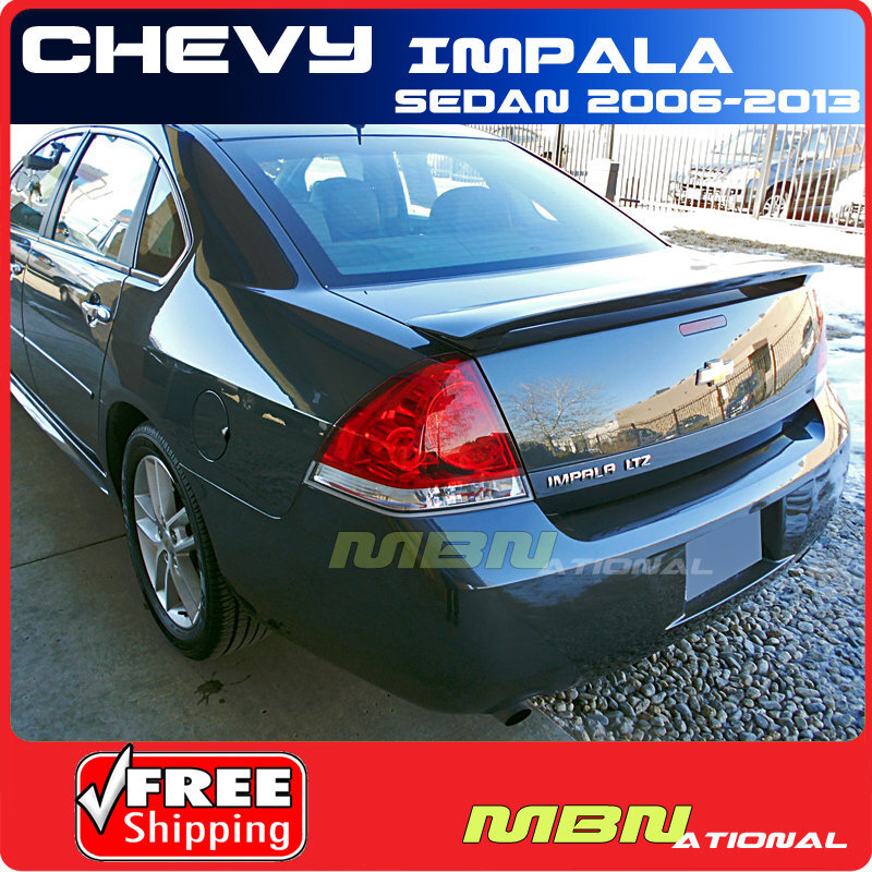 06-13 Chevy Impala SS Rear Trunk Spoiler Painted ABS WA503Q INK SLATE ...