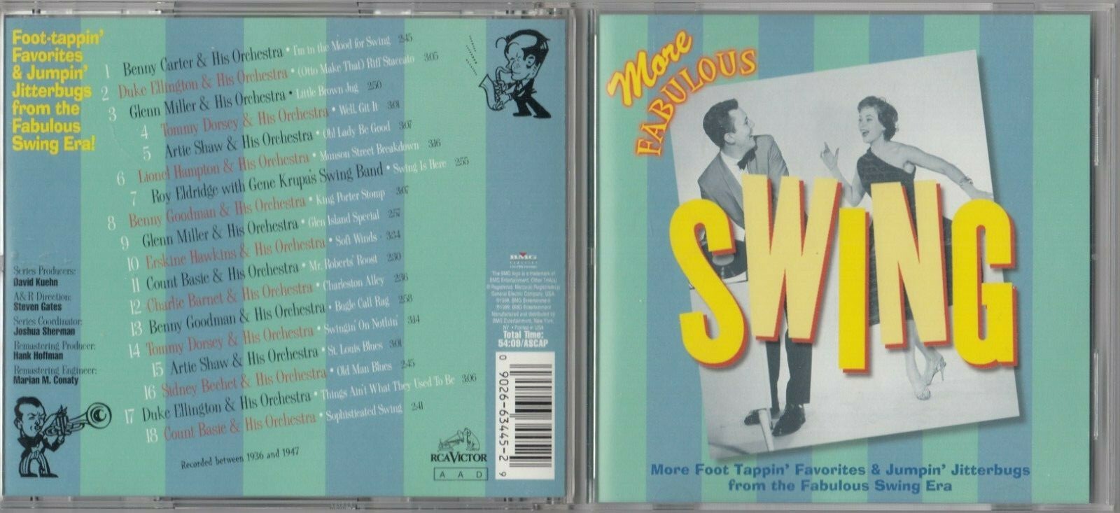 More Fabulous Swing Collection by Various Artists (CD, Feb-1999, RCA ...
