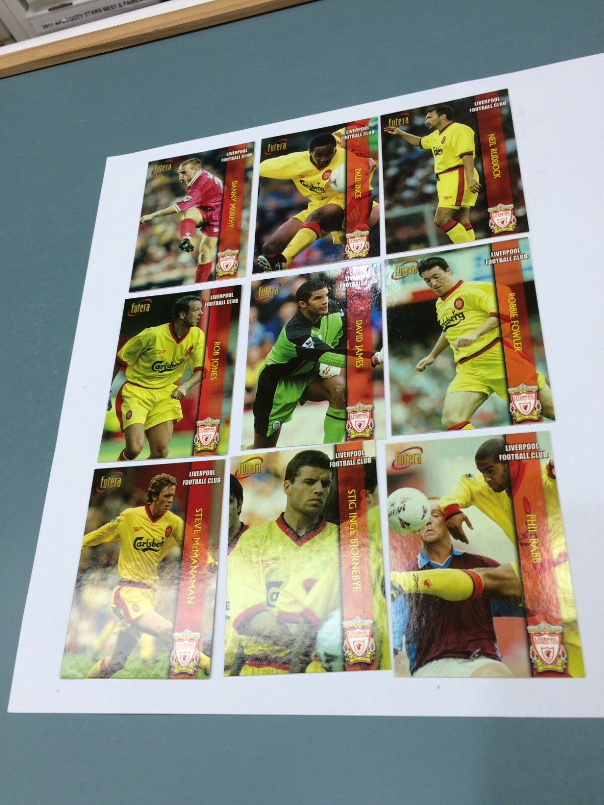 1998 Futera Liverpool Football Club Trading Card Main Series Full Base ...