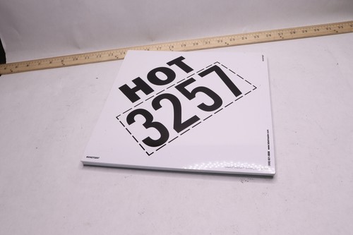 (25-PK) LabelMaster Hot 3257 Marking Placard Rigid Vinyl RVHOT3257 | eBay