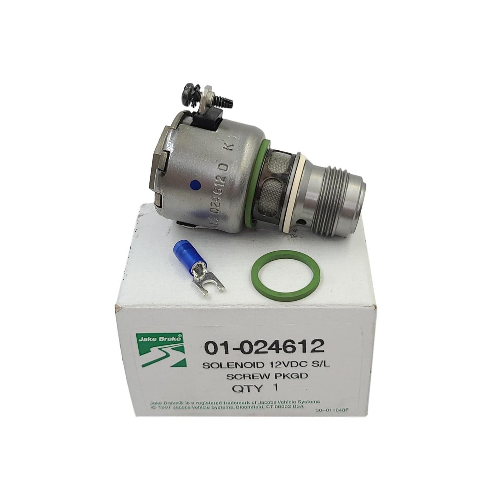 OEM DETROIT JACK BRAKE SOLENOID PACKAGED 12VDC S/SCR S60 14L 01-024612 ...