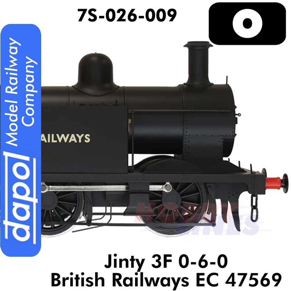 Jinty Class 3F 0-6-0 EC 47569 British Rail Tank Engine O 1:43 Dapol 7S ...