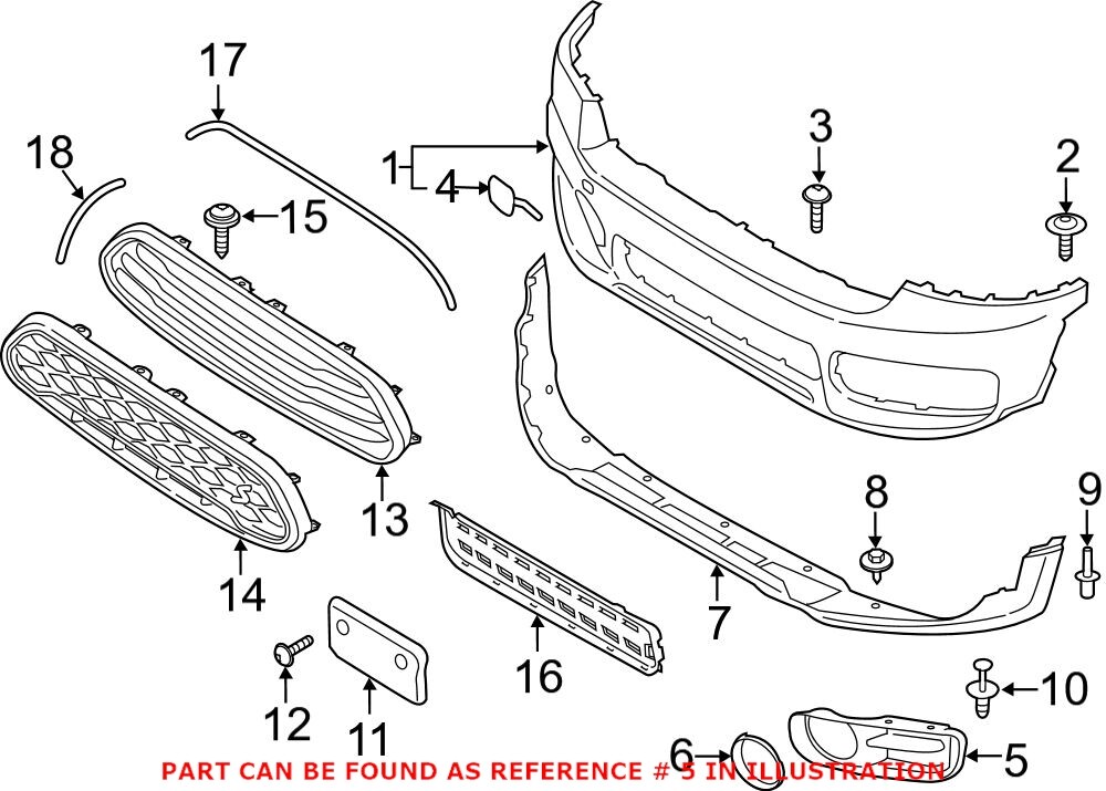 Genuine OEM Grille for Mini 51117390534 | eBay