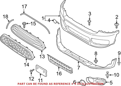 Genuine OEM Grille for Mini 51117390534 | eBay