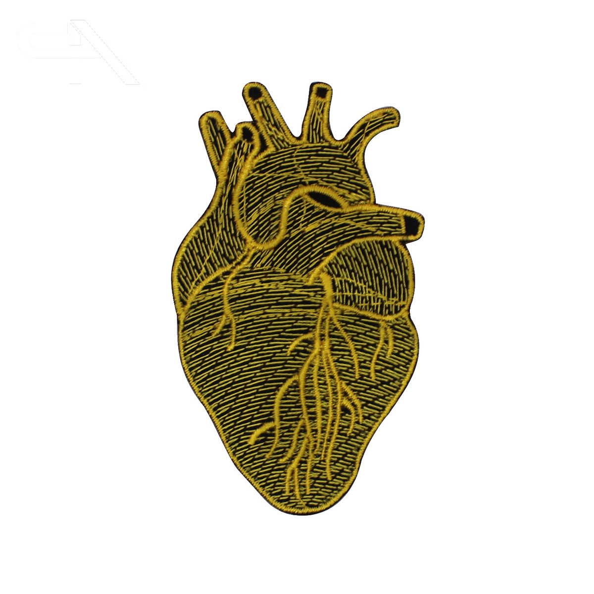 Two Human Hearts Stitched Together