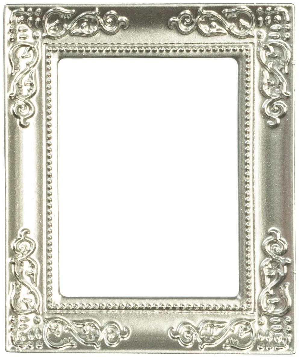 Empty Silver Picture Frame