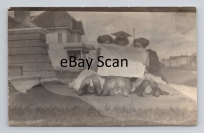 OREGON State RPPC Corvallis OAC Women Reading Barometer c1915 Photo ...