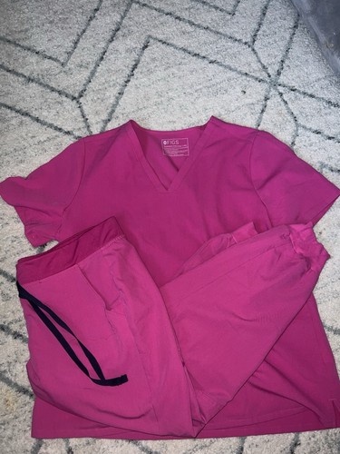 Women’s Figs Scrub Set Electric Orchid Size XXL/P Zamora Joggers And ...