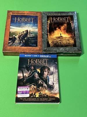 The Hobbit Extended Edition Trilogy DVD / Blu Ray Set | eBay