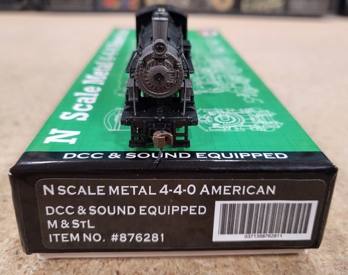 N SCALE MRC / MODEL POWER 4-4-0 AMERICAN w/ DCC SOUND - MINNEAPOLIS ...