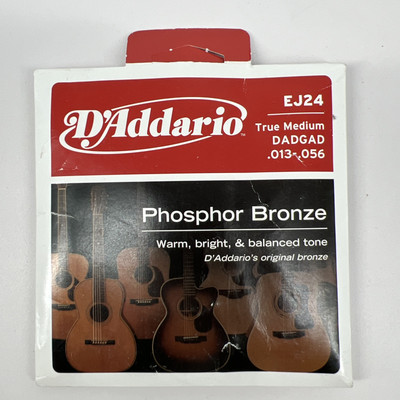 D'Addario EJ24 Phosphor Bronze Acoustic Guitar Strings True Medium 13 ...