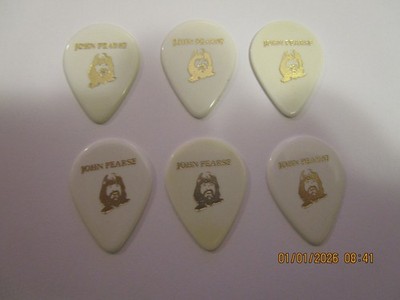 6 Pack of John Pearse Jazz Style Guitar Picks - X-Heavy Gauge, Gold ...