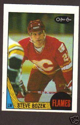 1987-88 OPC Hockey Steve Bozek #216 Cgy Flames NM/MT | eBay