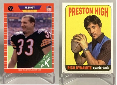 Al Bundy | Uncle Rico: Custom Parody Cards : Dual Threats #1 DP & RC 🏆🐐 ...