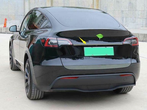For Tesla Model Y 2020-2021 Black Steel Rear Door Trunk Lid Tailgate ...