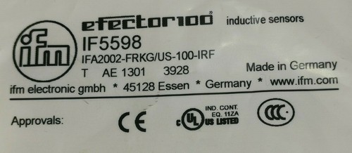 1PC New IFM IF5598 Inductive Sensor Free Shipping | eBay
