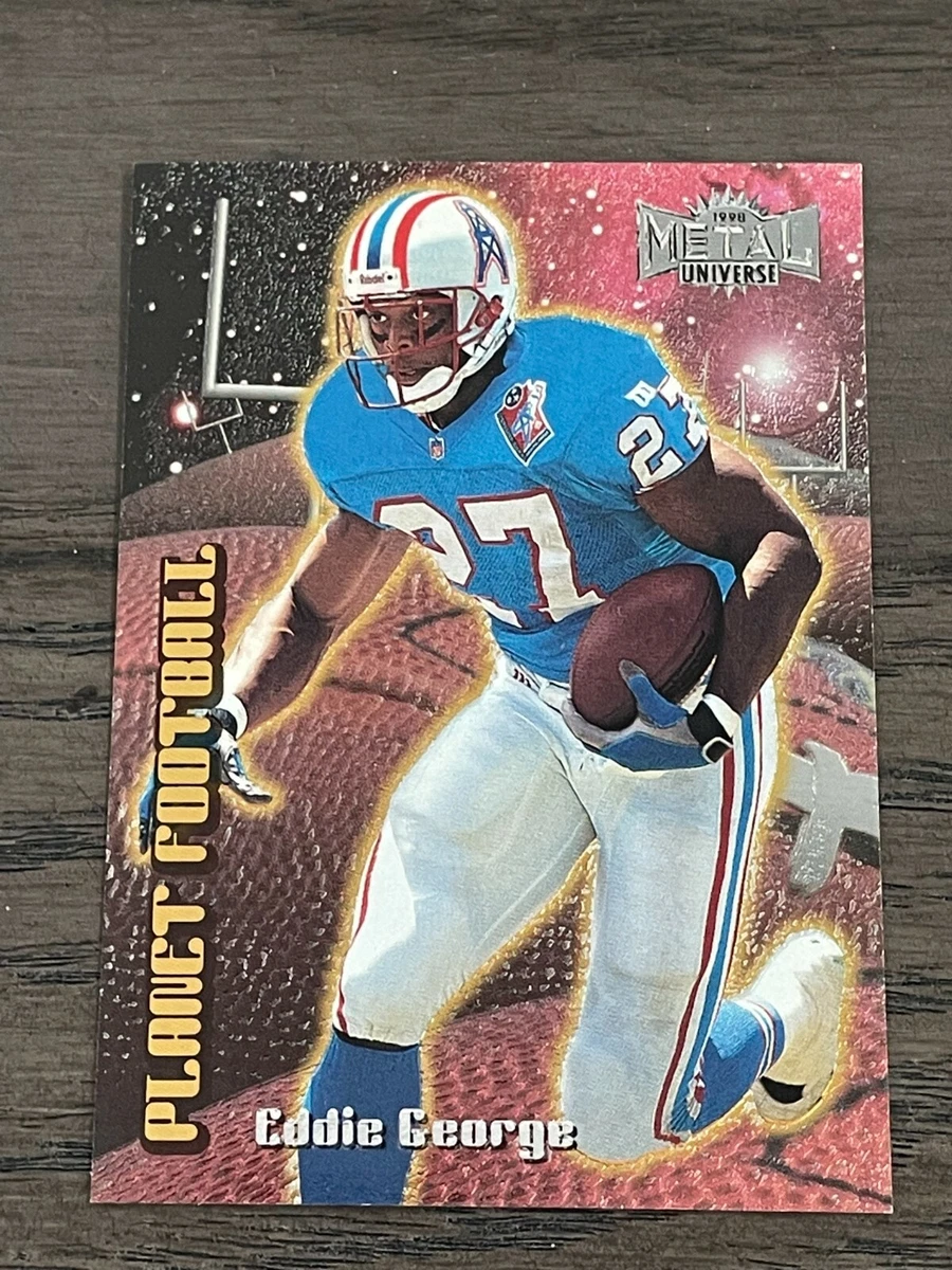 Oilers Eddie George Authentic Signed 1997 Skybox Impact #27