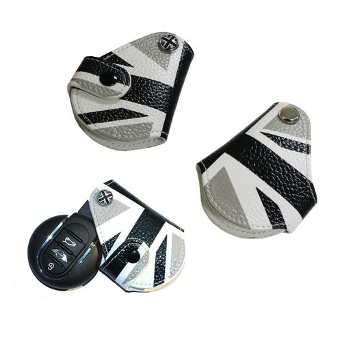 Black Union Jack UK Flag Style Key Fob Holder For 2008+ MINI Cooper | eBay