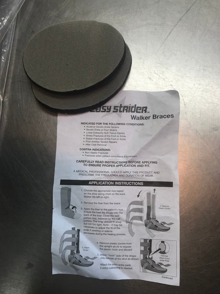 43-430400 FLA Orthopedics Steplite ® Walker Brace Easy Strider SMALL ...
